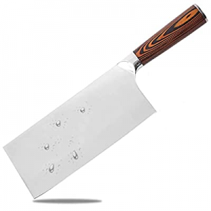 InnoStrive -7 Inch Meat Cleaver knife now 60.0% off ,German High Carbon ...