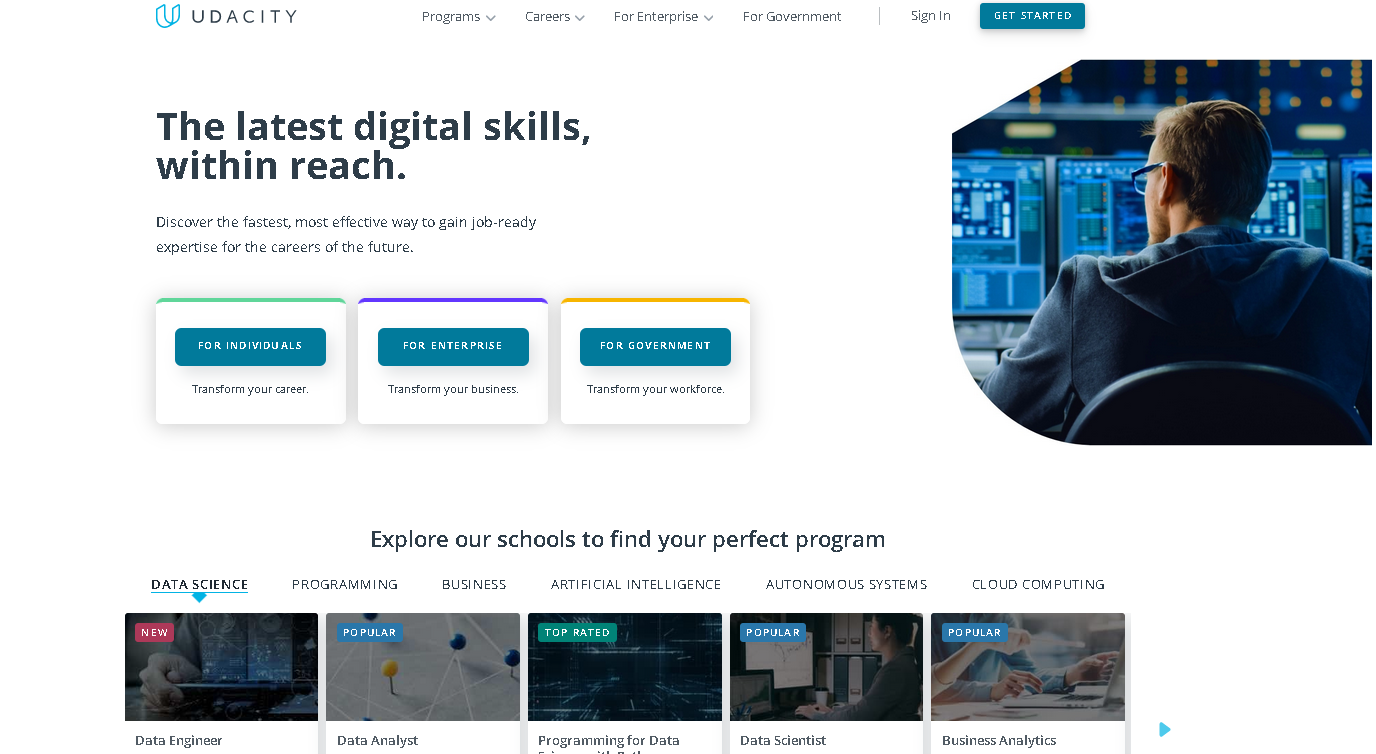 6 Online Learning Platforms Comparison: Udemy vs. Udacity vs. Coursera ...