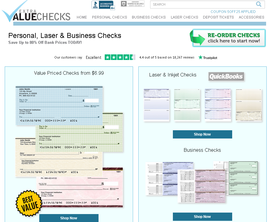 10 Cheapest Sites to Order Personal or Business Checks Safely (Promo ...