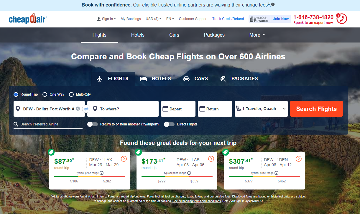 13 Best Airfare Sites to Book Cheapest Plane Tickets (Up to 6% Cashback ...