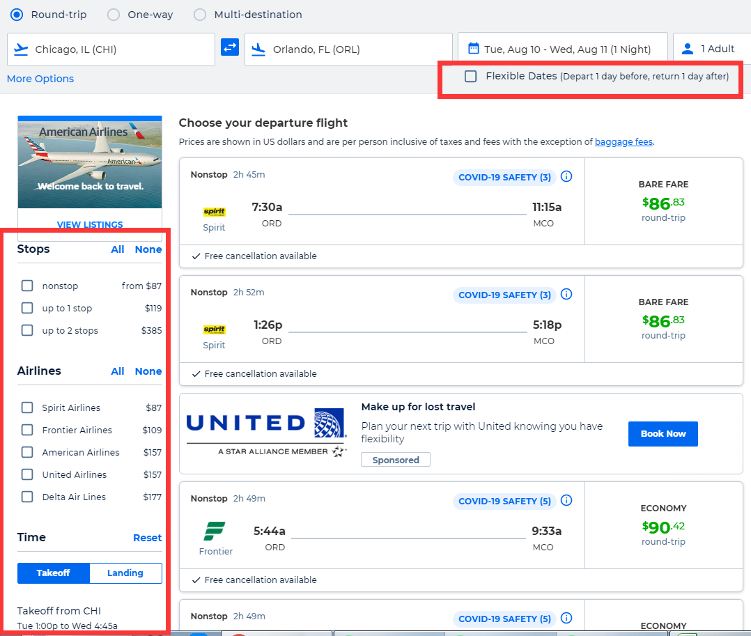Compare 7 Flight Booking Sites: Booking/Agoda/Priceline/Travelocity ...
