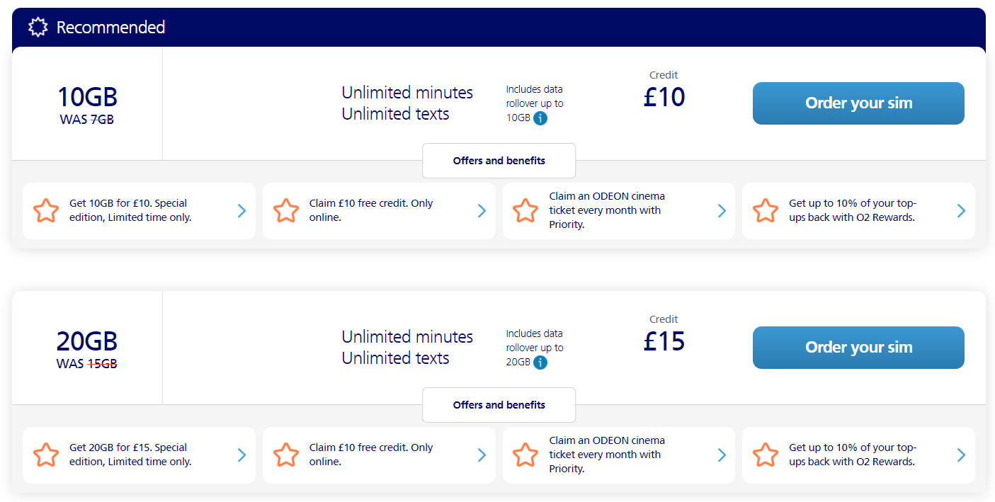 2025英国Pay As You Go按需付费电话卡和套餐推荐（费用+5%返利） - Extrabux