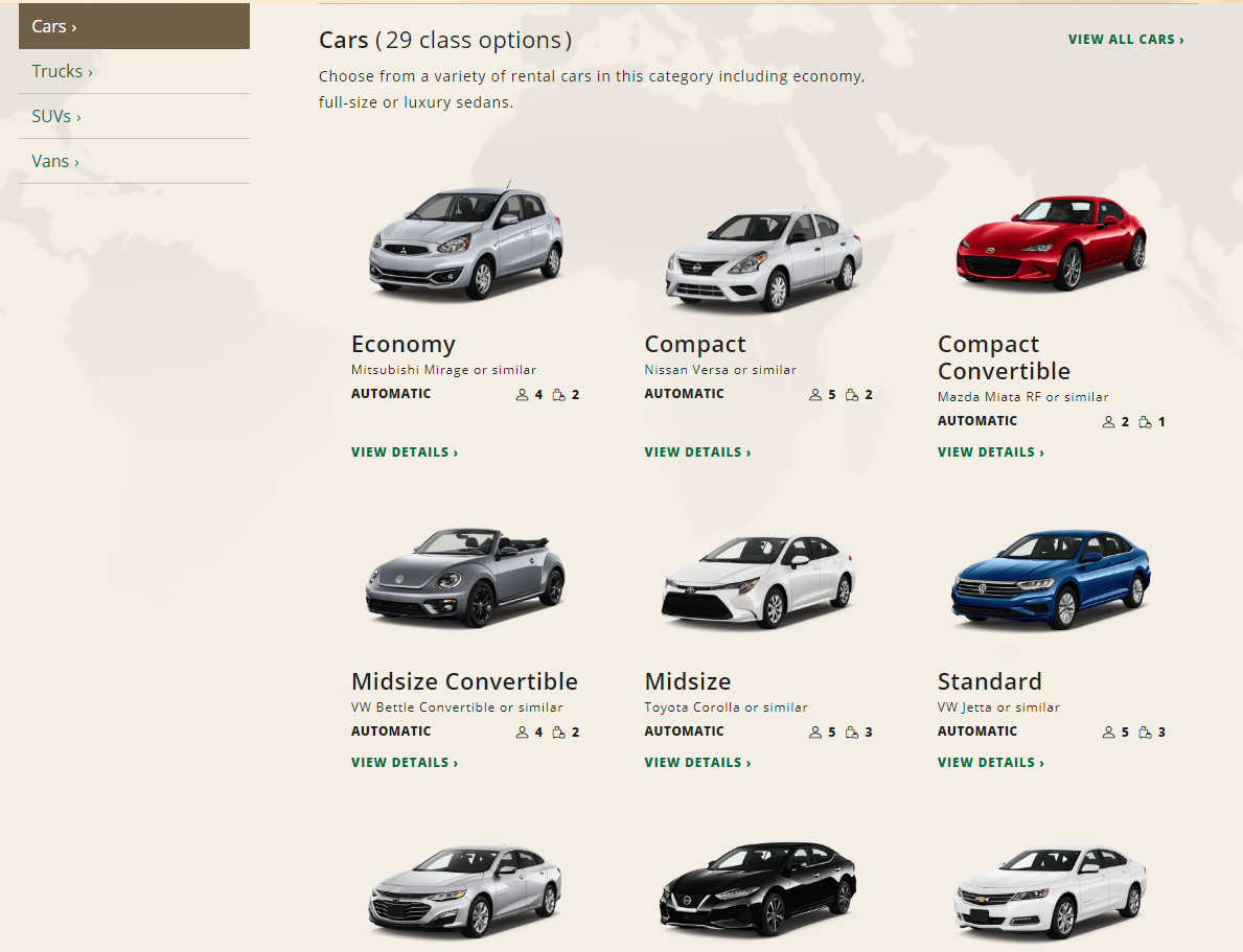 2025最全National Car Rental租车攻略（预订流程+会员等级及福利+车型+3%返利） - Extrabux