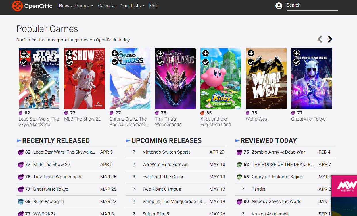 2025年8个国内外游戏评分/评测网站推荐（附各自特点介绍）- IGN、Metacritic、游民星空等！ - Extrabux