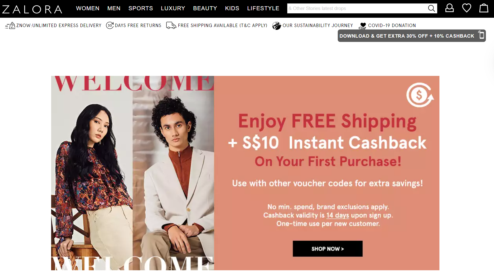 13个新加坡主流购物网站推荐（优惠码+12%返利）- 网购电子产品、美妆护肤品、服饰、球鞋、杂货等！ - Extrabux