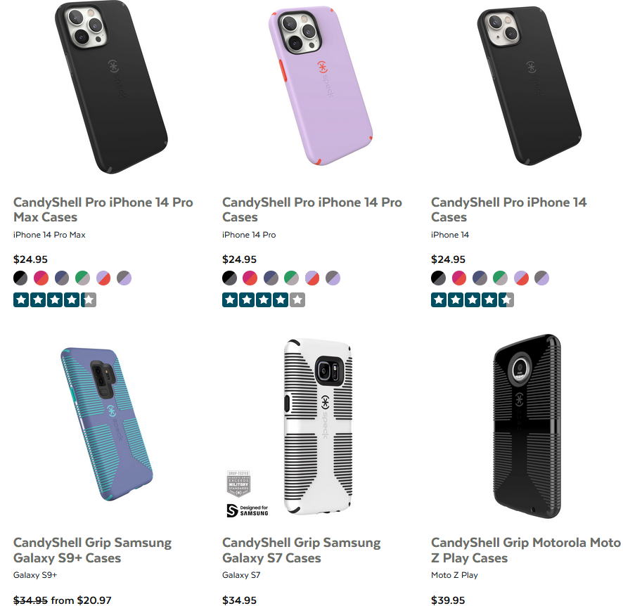 Speck Presidio vs. Presidio 2 vs. GemShell vs. CandyShell: Differences ...