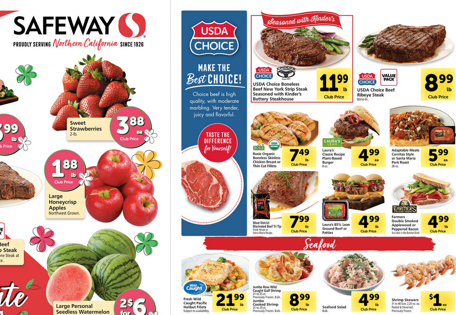 2025美国连锁超级市场Safeway省钱攻略 买副食去Safeway - Extrabux