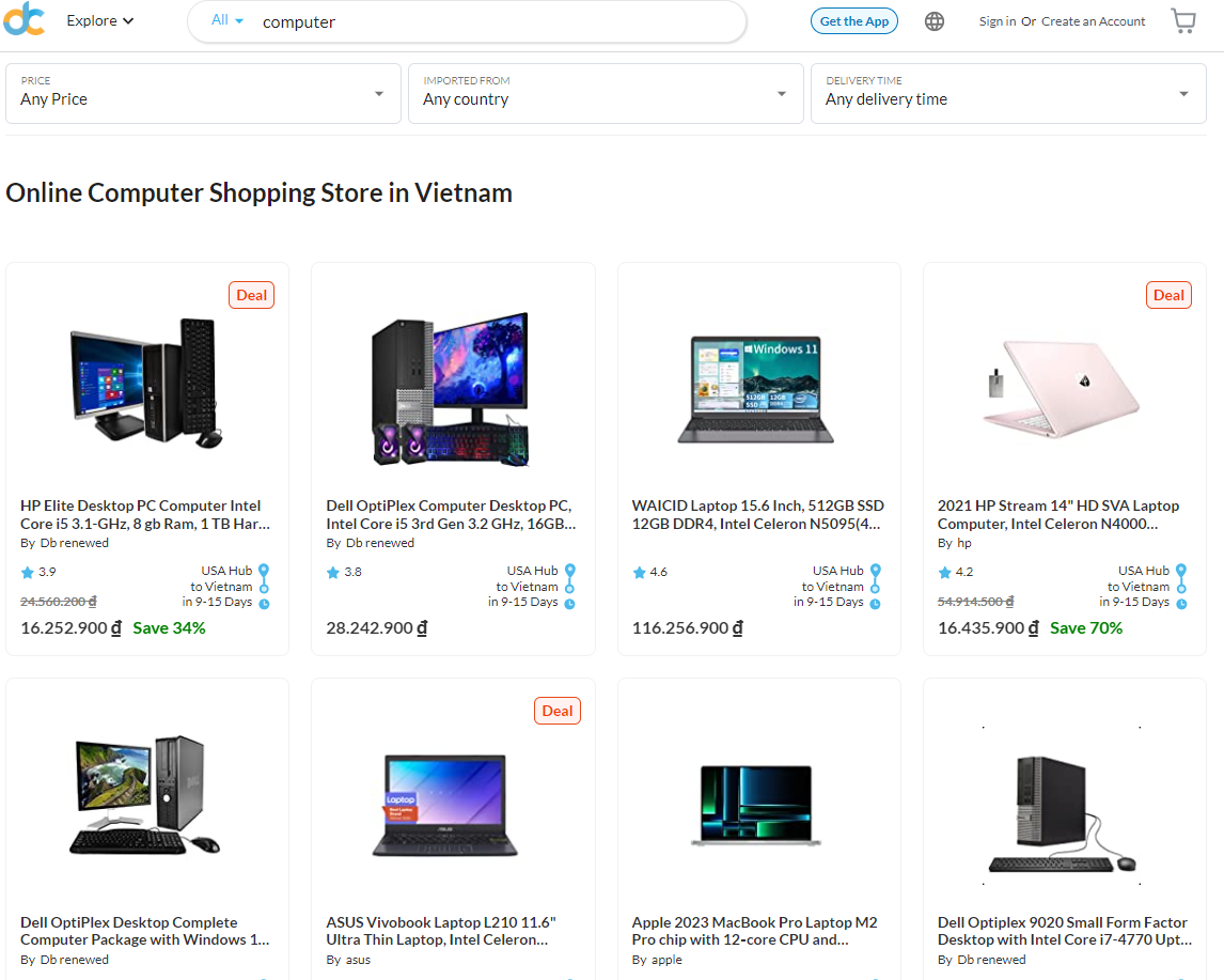 8个越南购买电脑、笔记本、组装电脑及配件的网站及App推荐（附高达7.7%返利） - Extrabux