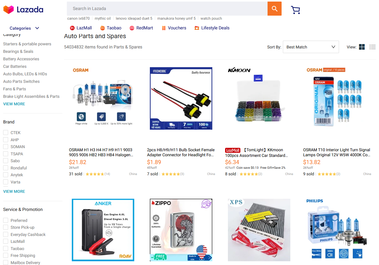 8个新加坡购买汽车配件及零件的网站推荐（附优惠码）- 低价购原装汽车零配件！ - Extrabux