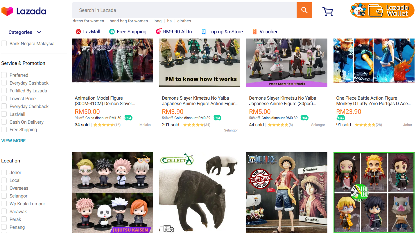 8个马来西亚购买手办、动漫周边的网站推荐（最新优惠+13%返利） - Extrabux