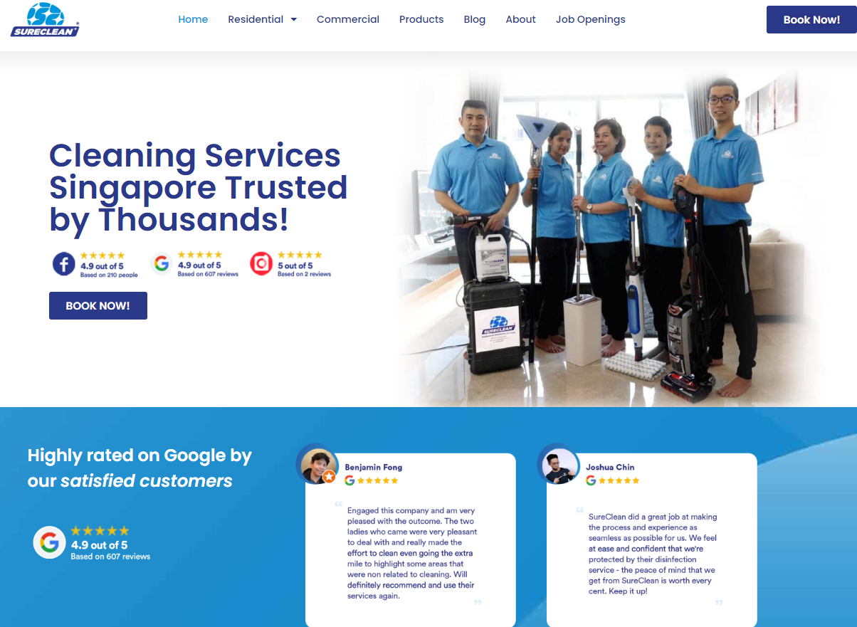 15个新加坡清洁公司推荐（服务项目及价格）- 家居/办公室清洁，床垫清洗，钟点工等家政服务！ - Extrabux