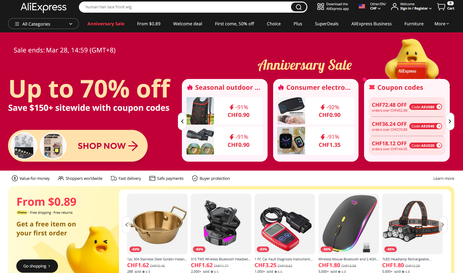 12个瑞士主流购物网站及跨境电商平台推荐 （25%返利） - 低价购电子产品、服饰鞋包、化妆品、家居用品等！ - Extrabux