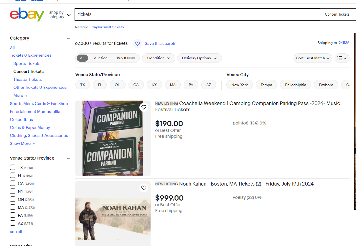 15个美国演唱会门票购买网站/App推荐 - Ticketmaster、Stubhub等！（高达30%返利） - Extrabux
