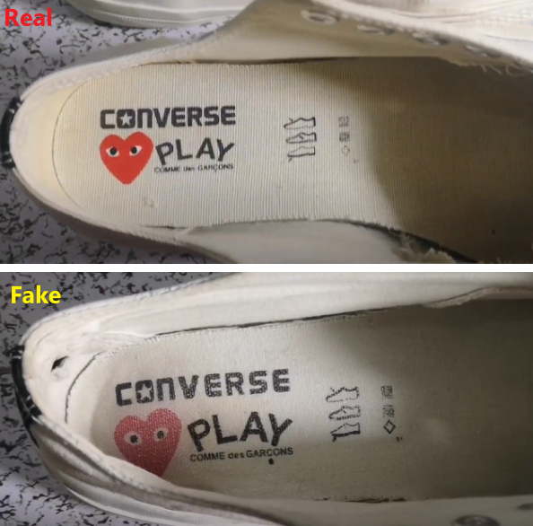 Comme Des Garçons Sneakers Real vs Fake Guide 2025: How Can I Tell If ...