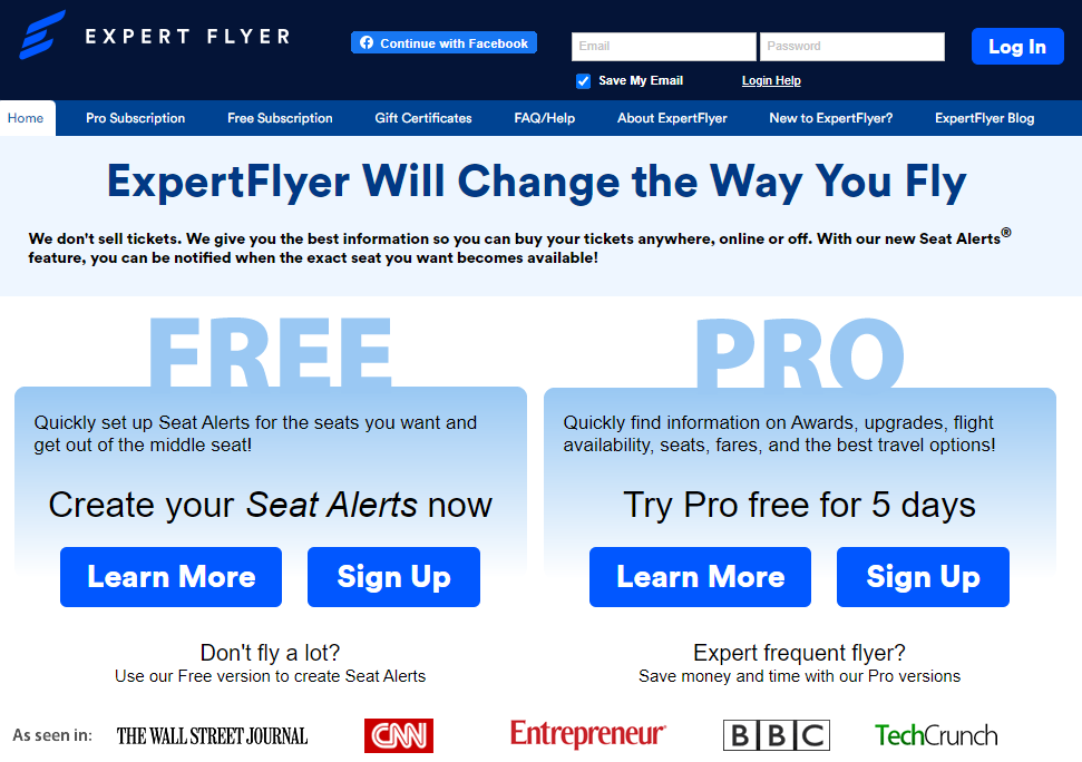 7个里程票搜索引擎及查询工具/App推荐（免费/付费） - AwardHacker、ExpertFlyer等！ - Extrabux