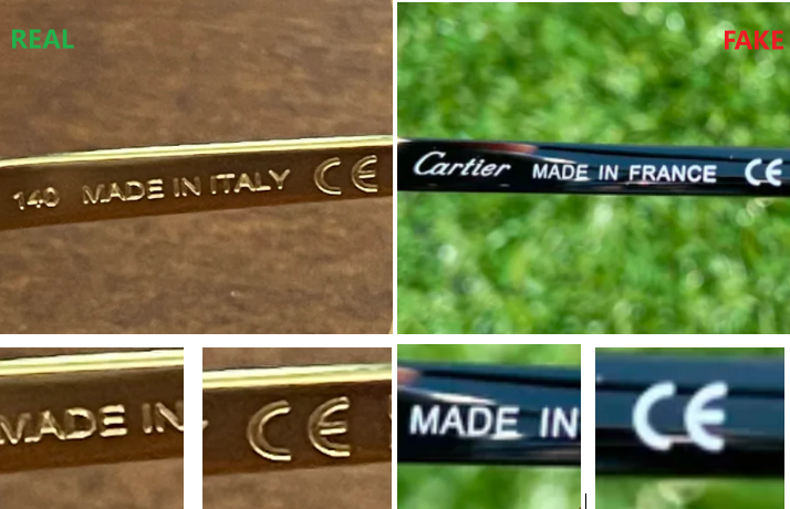 Cartier Glasses Real vs. Fake Guide 2025: How to Spot Fake Cartier ...