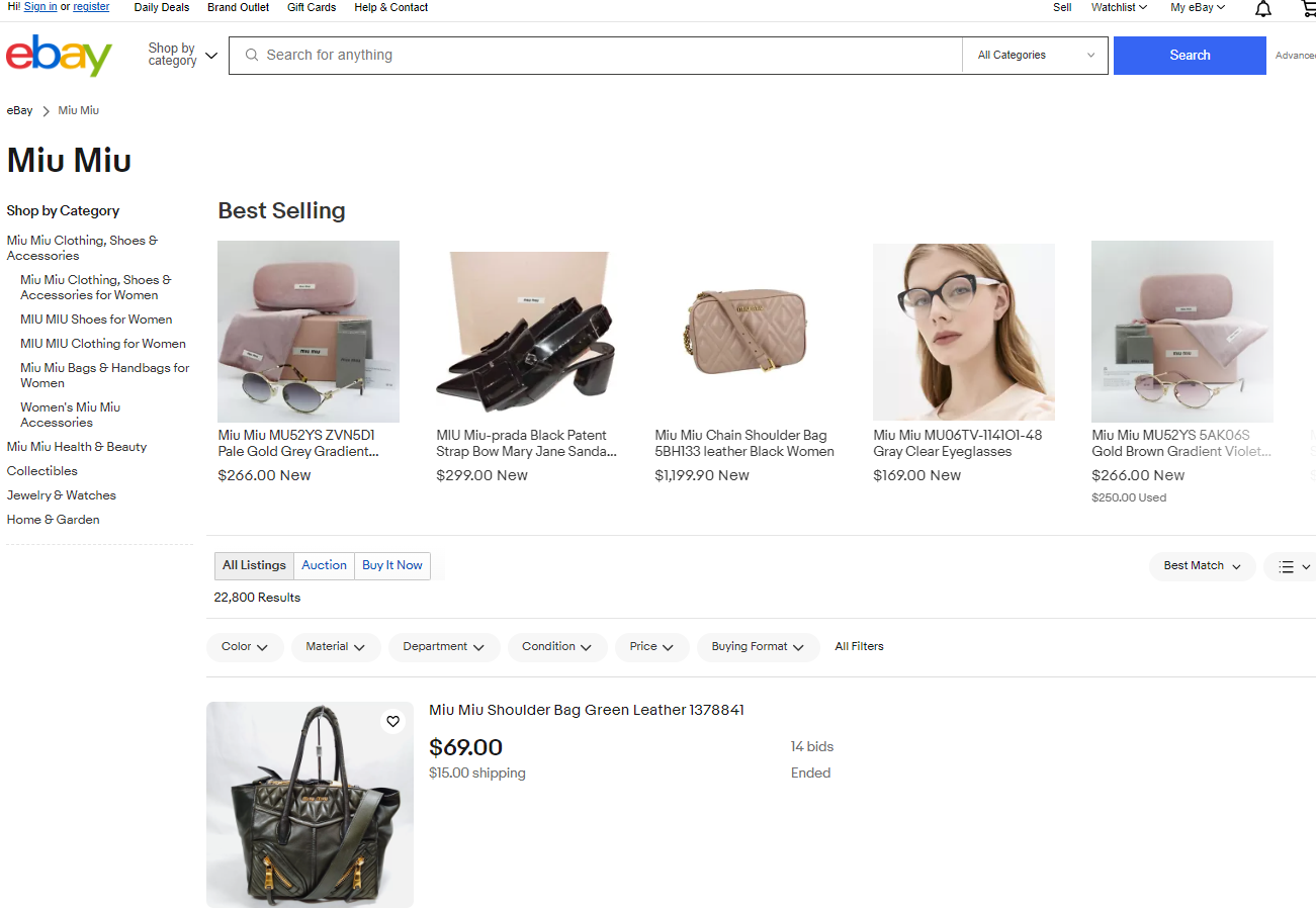 Where To Buy Miu Miu The Cheapest In 2025? (Cheapest Country, Discount, Price, VAT Rate & Tax ...