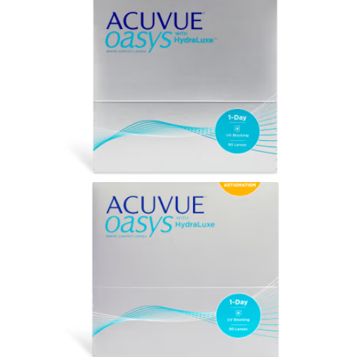 Acuvue Oasys Max vs. Hydraluxe vs. Hydraclear Plus: Differences and ...