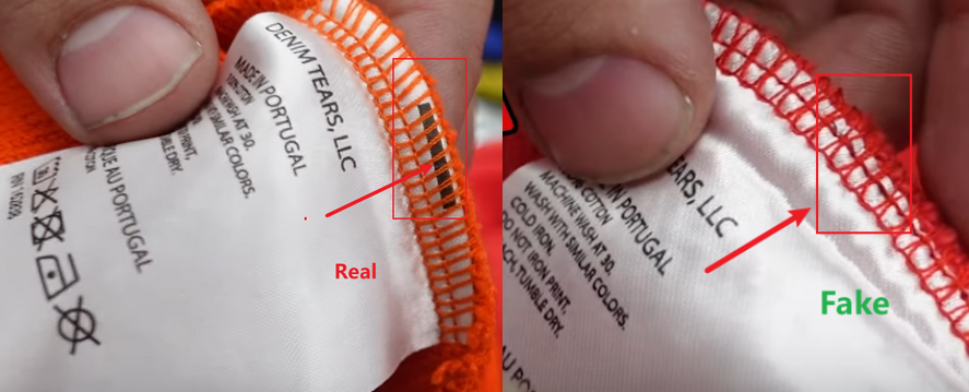 Denim Tears Hoodie Real vs. Fake Guide 2025: How Do I Know My Denim ...