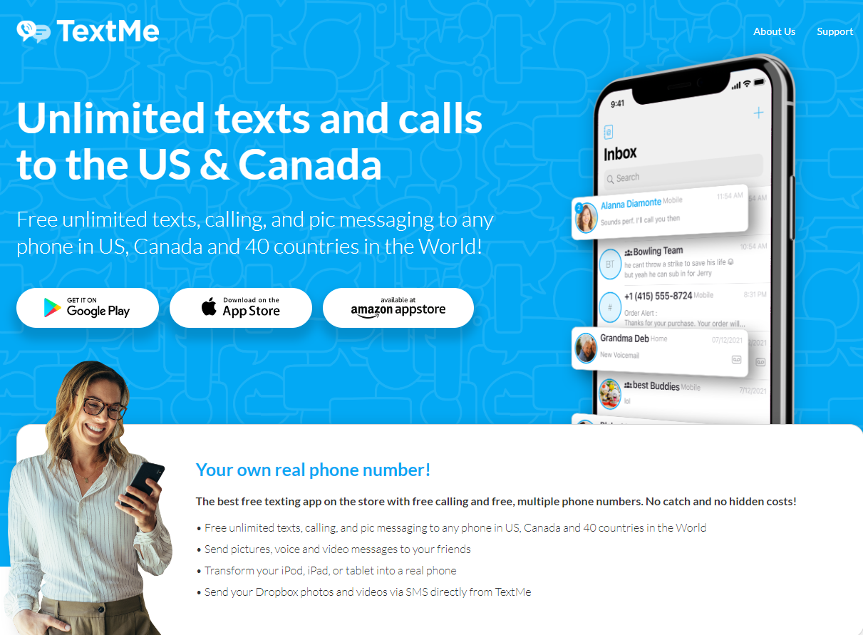 2025年最新美国TextMe免费虚拟手机号注册及使用教程（官网+接打电话+收验证码+替代） - Extrabux