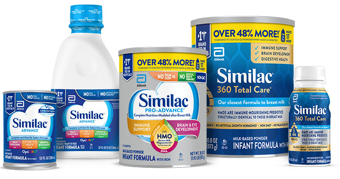 Similac Advance vs. 360 vs. Sensitive vs. Total Comfort: Differences ...