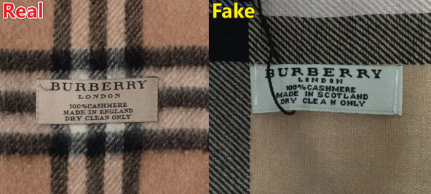 Burberry Scarf Real vs. Fake Guide 2025: How To Tell Original From Fake ...