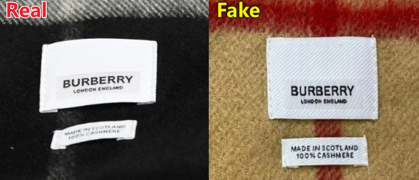 Burberry Scarf Real vs. Fake Guide 2025: How To Tell Original From Fake ...
