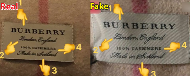 Burberry Scarf Real vs. Fake Guide 2025: How To Tell Original From Fake ...