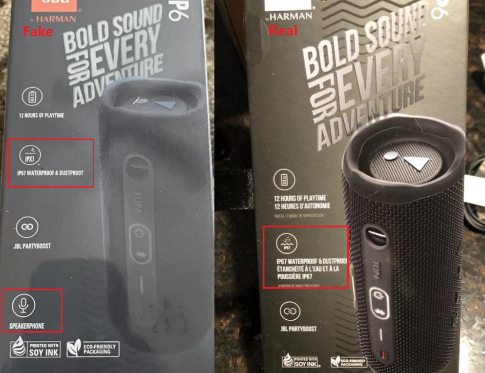 JBL Flip 6 Real vs. Fake Guide 2025: How Can I Tell If It Is Original ...