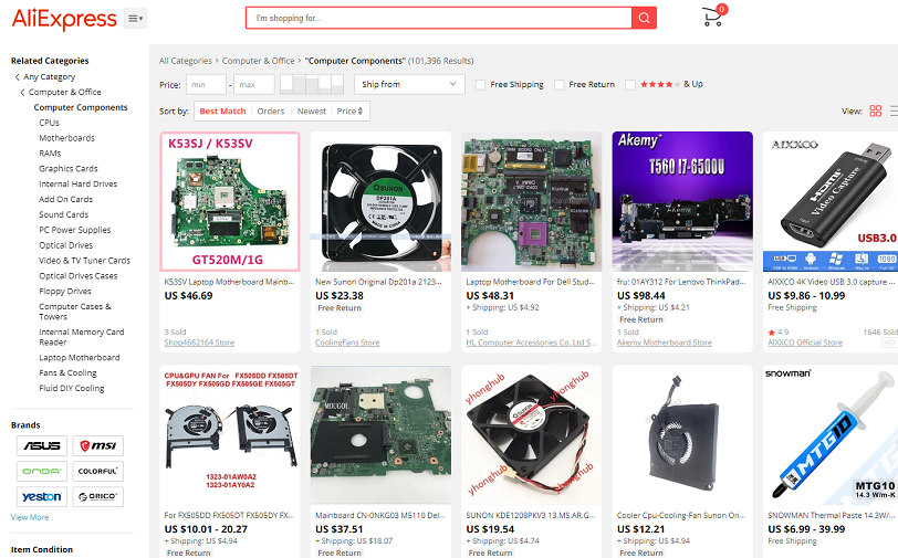 Top 10 Cheapest Places to Buy Computer Parts Online 2025 - Extrabux