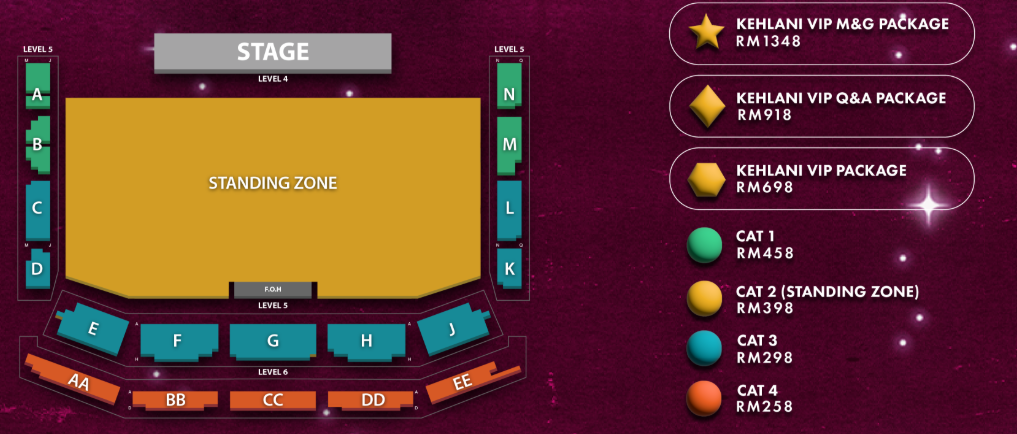 2025年马来西亚全年演唱会时间表（地点+门票价格+购票网站）- 周深，林俊杰，2NE1，邓紫棋，Billlie等！ - Extrabux
