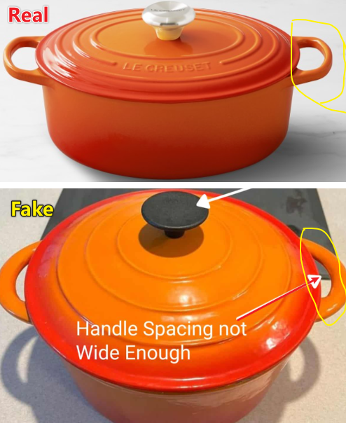 Le Creuset Real vs. Fake Guide 2025: How To Tell Original From Fake ...