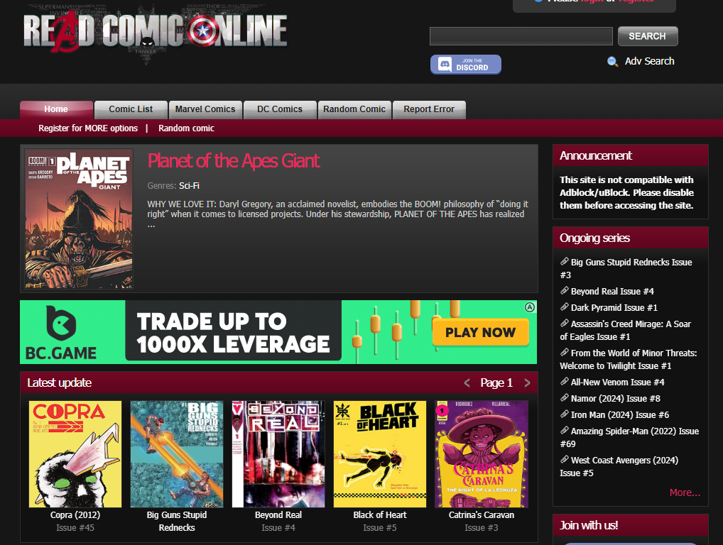 19个在线观看/下载英文漫画的网站/App推荐（免费/付费） - DC、漫威、英文版日漫资源！ - Extrabux