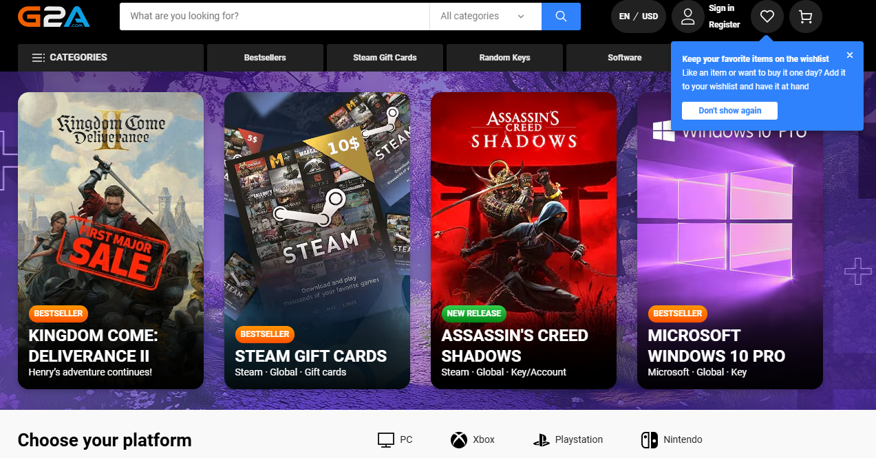 15个Steam游戏购买平台推荐 - 买CDKeys激活码、游戏捆绑包等！（高达10%现金返利） - Extrabux