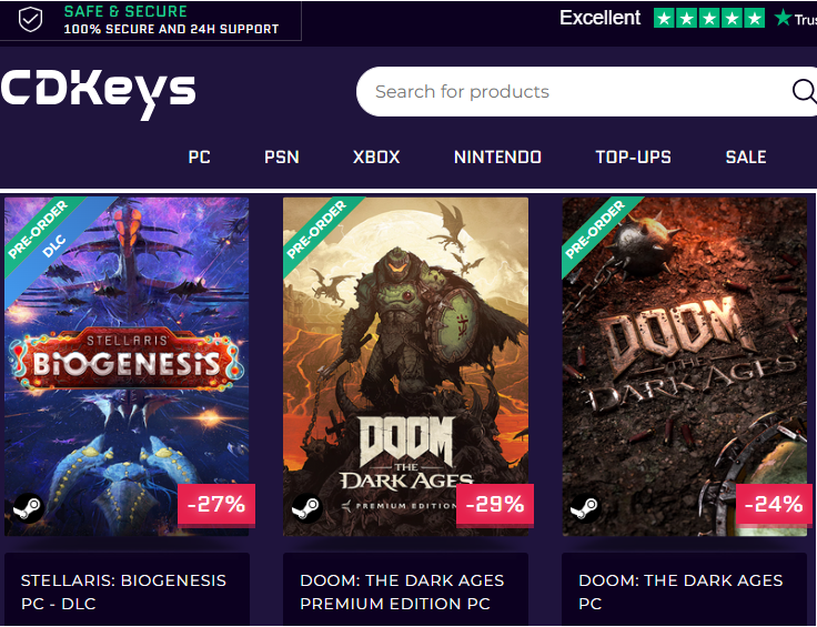 CDKeys vs. G2A vs. Instant Gaming: Comparison and Review 2025 - Extrabux