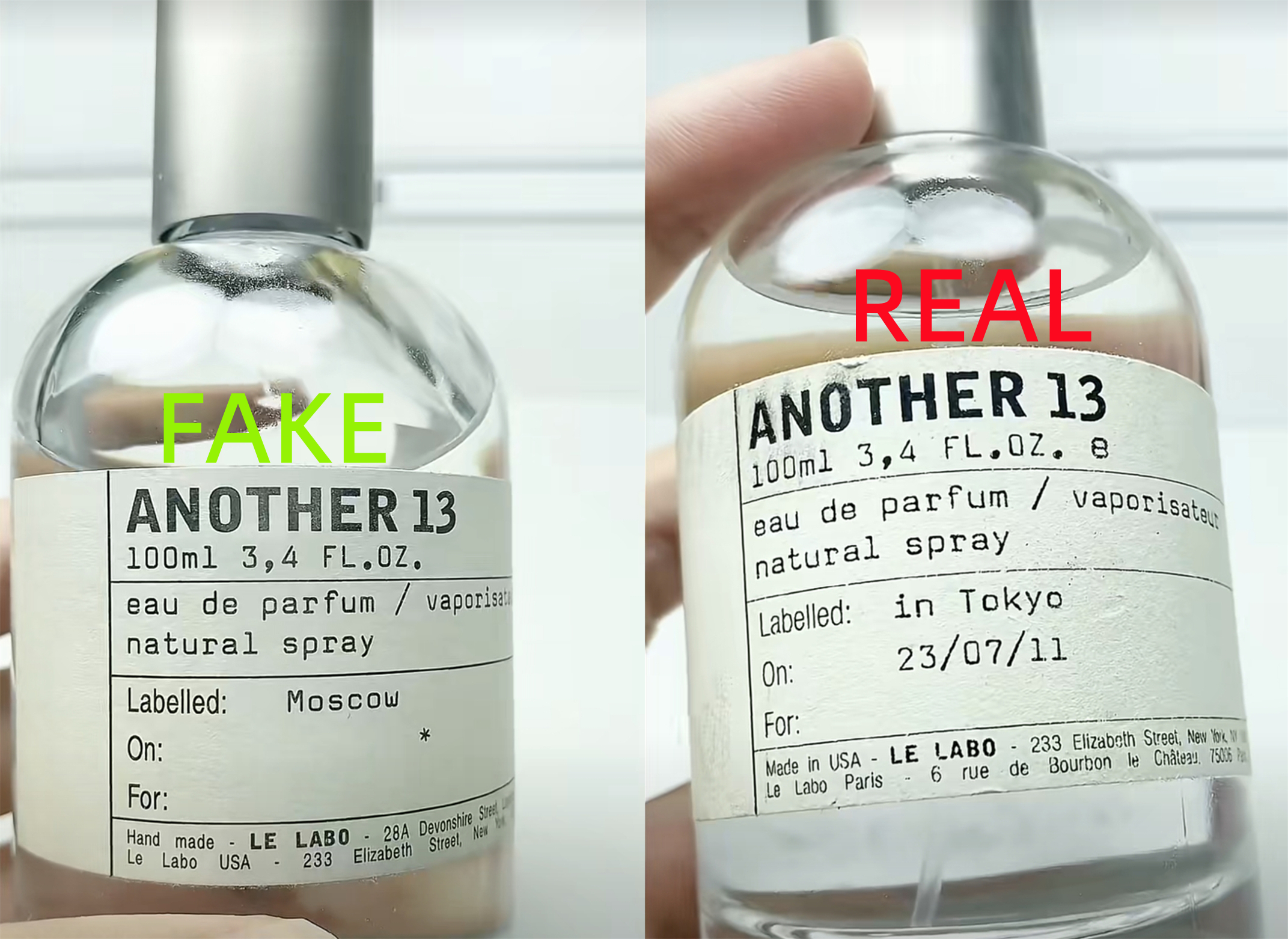 Le Labo Another 13 Original vs. Fake Guide 2025: How Can I Tell If It ...