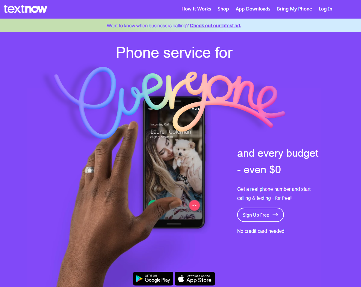 2025年最新美国Textnow虚拟手机号注册及使用指南（下载+保号+优缺点+$3超级返利），轻松拥有免费的美国手机号码！ - Extrabux