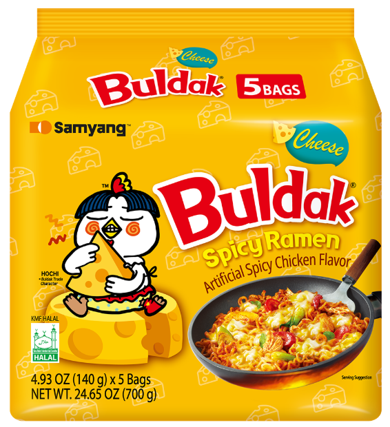 Buldak Carbonara vs. Cream Carbonara vs. Cheese vs. Quattro Cheese ...
