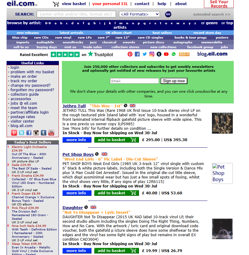 10个二手专辑/CD/黑胶唱片交易平台 - 周杰伦、Taylor Swift等老唱片回收买卖！ - Extrabux