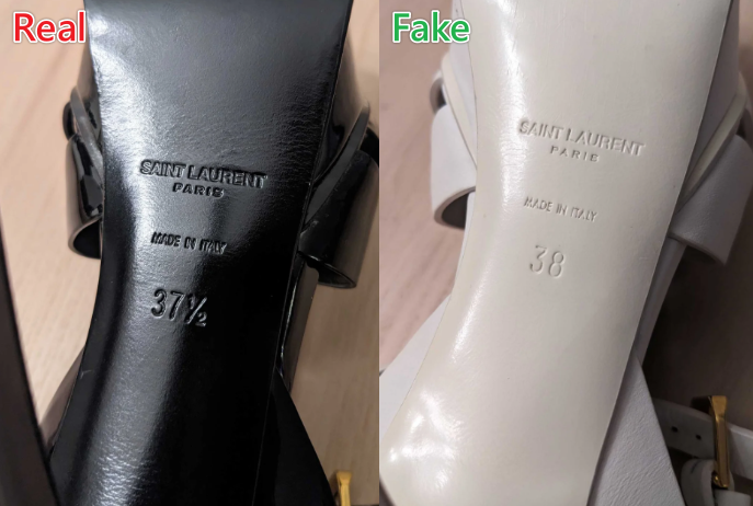 YSL Heels Fake vs Real Guide 2025: How to Spot a Fake YSL Tribute ...