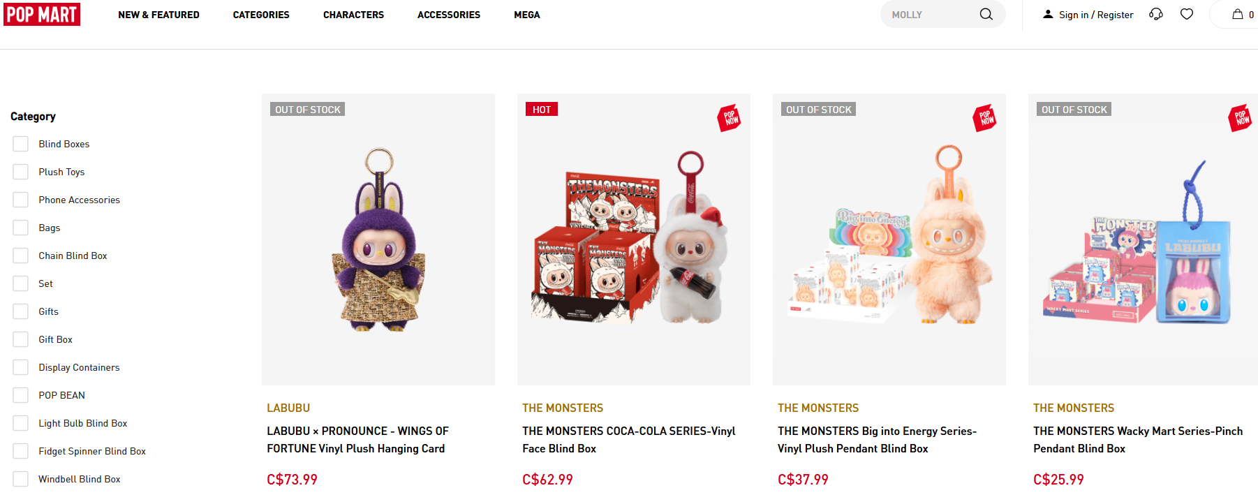Where To Buy Labubu in Canada (Online & In-Store) - Extrabux