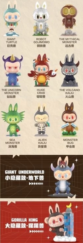 Discover All The Secret Rare Labubus from V1 To V3 Series - Extrabux